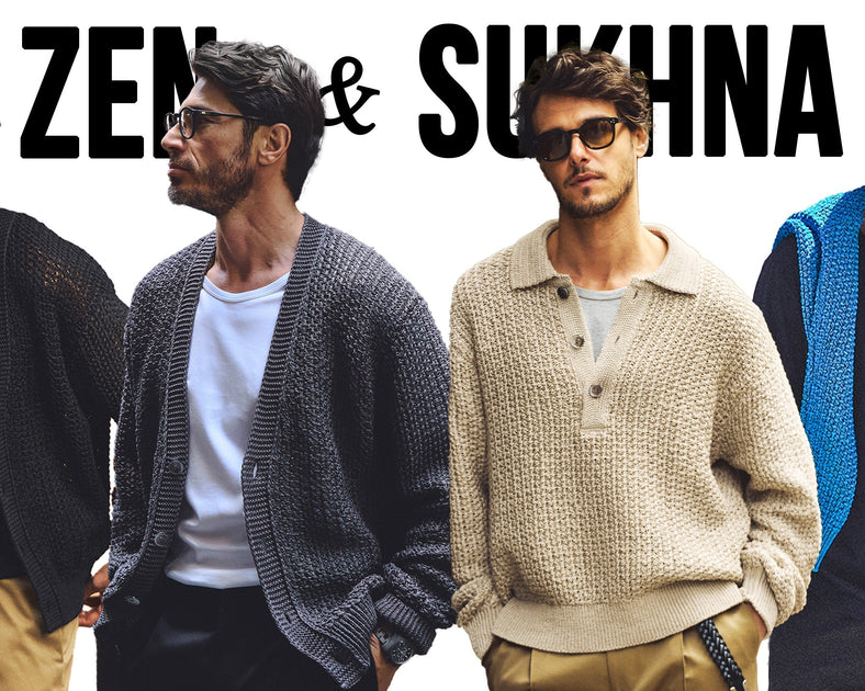 ザク編みニットZEN & SUKHNAの着こなし事例 – GENTLEMAN PROJECTS